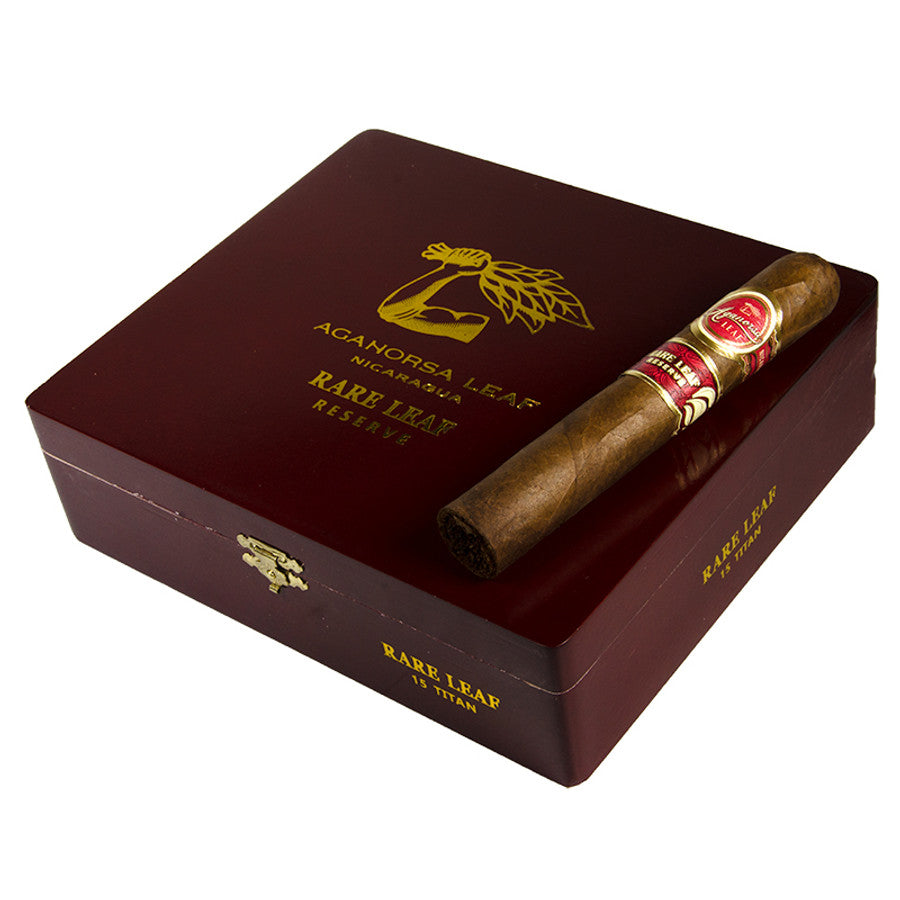 AGANORSA LEAF RARE LEAF RESERVE TITAN COROJO CIGAR – SmokeShackOnline